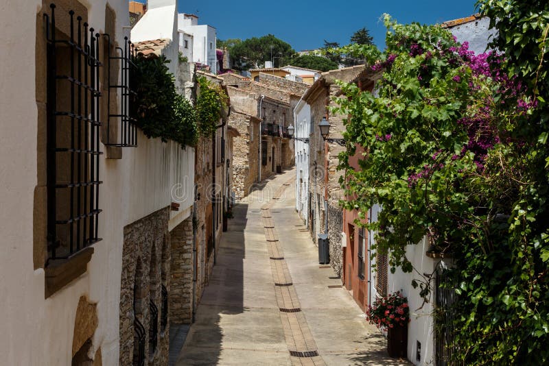 Begur village stock photo. Image of mediterranean, architecture - 20088144