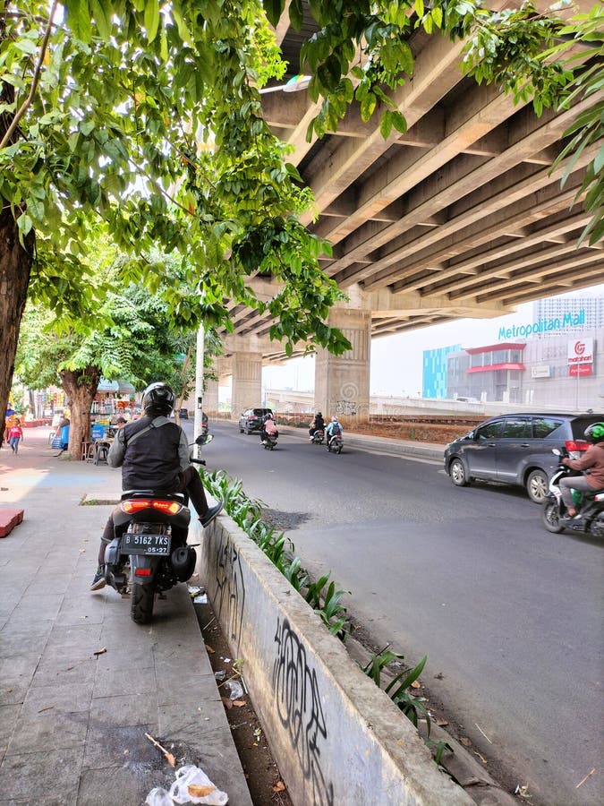 Street View of Bekasi Indonesia Editorial Stock Image - Image of ...