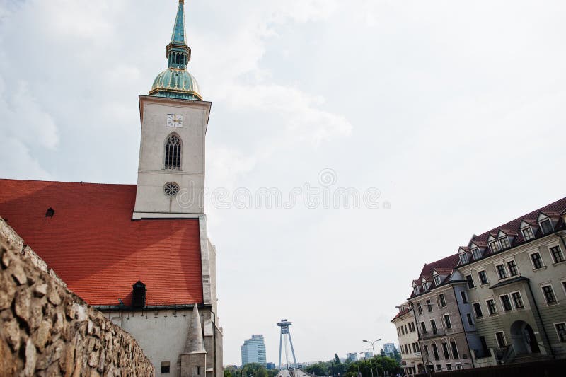 Street of View Bratislava, Slovakia Stock Image - Image of colors ...