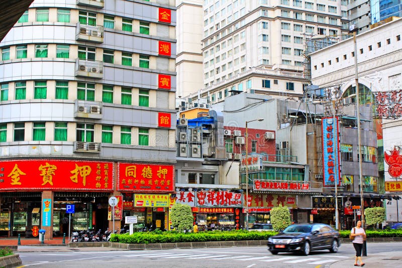 Macau Street View, Macau, China Editorial Photography - Image of ...