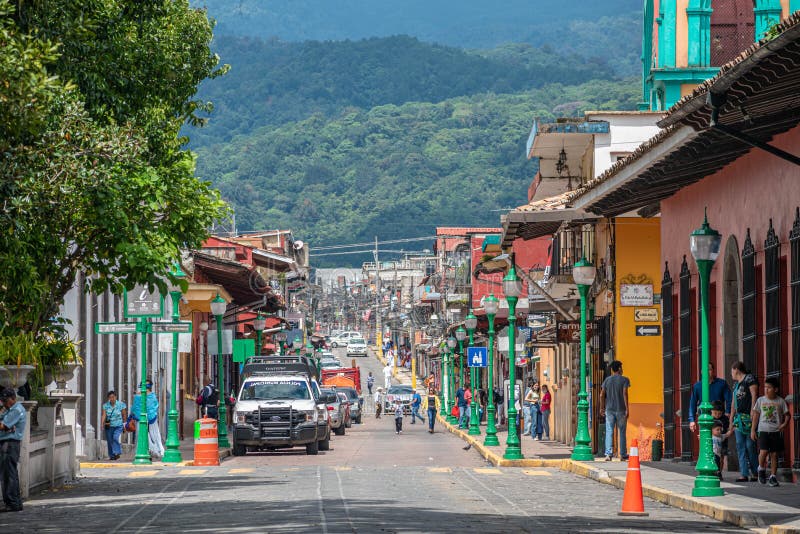 Street View. Coatepec, Veracruz, Mexico Editorial Stock Image - Image ... Street View. Coatepec, Veracruz, Mexico Editorial Stock Image - Image ...