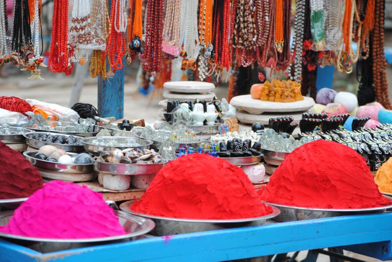 Street View India stock photo. Image of temple, colors - 12557752