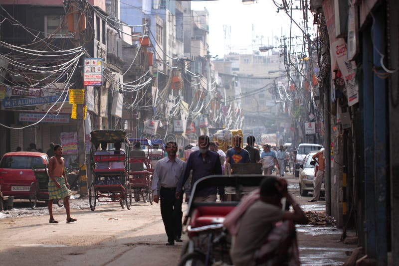 Street view in India editorial stock image. Image of street - 40798639