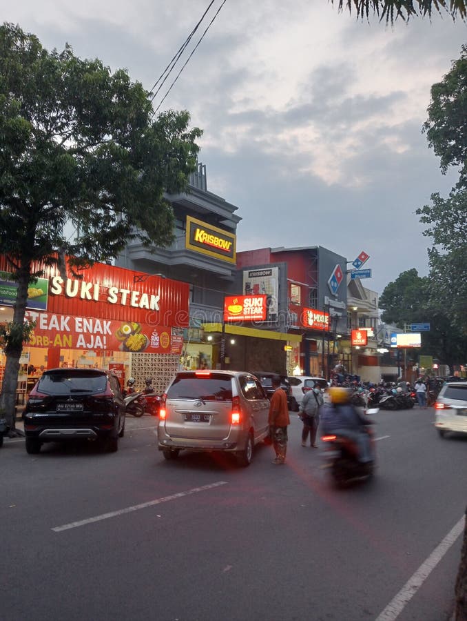 Street View in Java at Afternoon Sunday Editorial Photography - Image ...