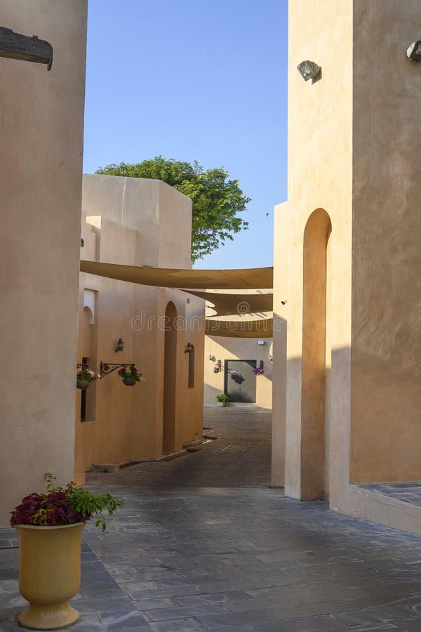 Street View of Katara Village in Doha Qatar Stock Photo - Image of ...
