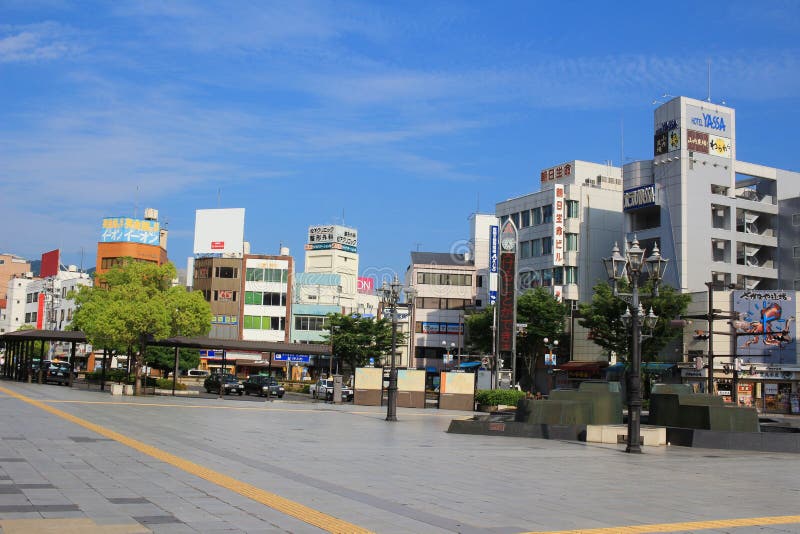 View of Mihara city editorial photography. Image of building - 64463587