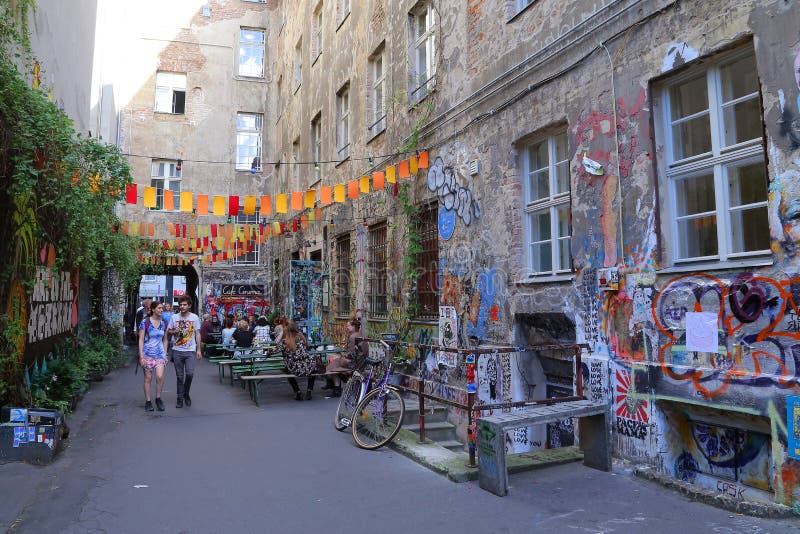 Street View in Mitte District Editorial Stock Image - Image of outdoors ...