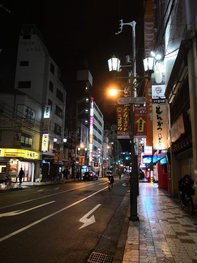 Street View Namba Japan editorial stock photo. Image of japan - 151059618