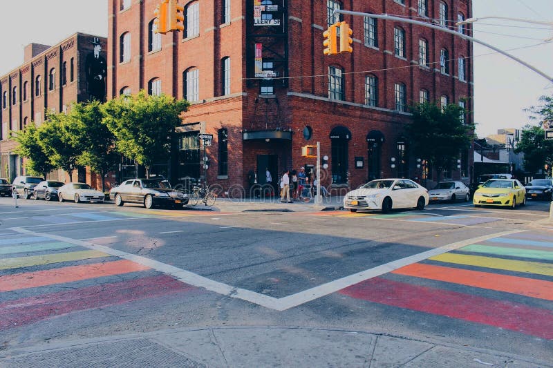 Street view NYC editorial stock image. Image of street - 92331709