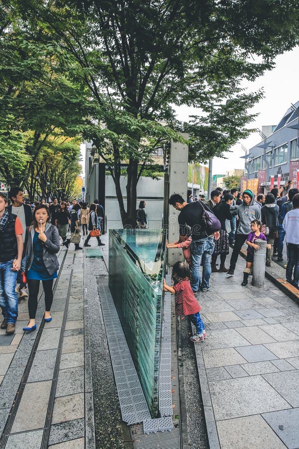 3 Nov 2013 Street View of Omotesando Hills and Rows Editorial Image ...