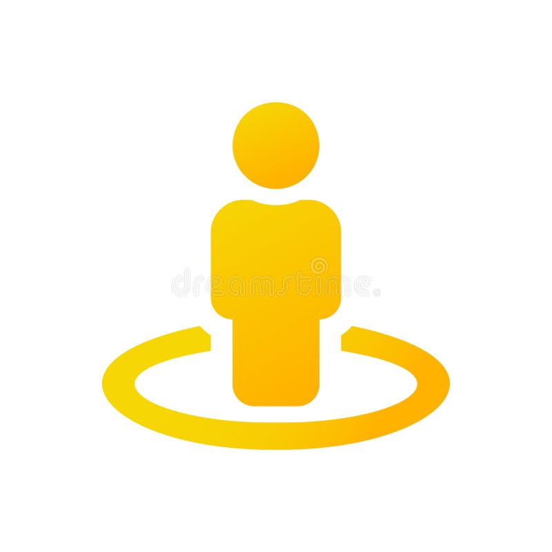 Standing Person Solid Outline Icon Stock Illustrations – 239 Standing ...