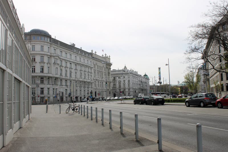 Street view in Vienna editorial image. Image of street - 84294025