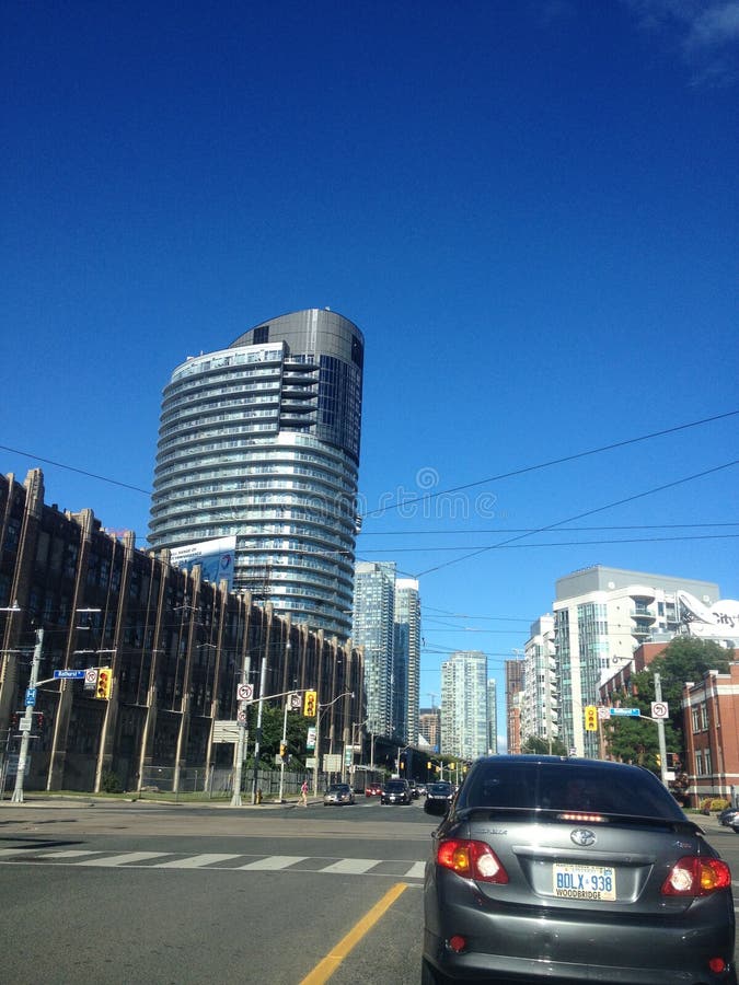 Street View of West Side Toronto Editorial Photography - Image of west ...
