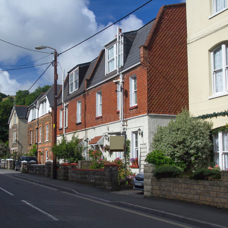 Street Village Combe Martin Stock Photos - Free & Royalty-Free Stock ...