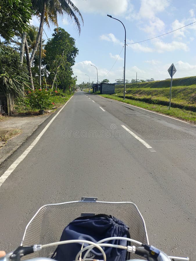 Street in village of Java stock image. Image of freeway - 261854299