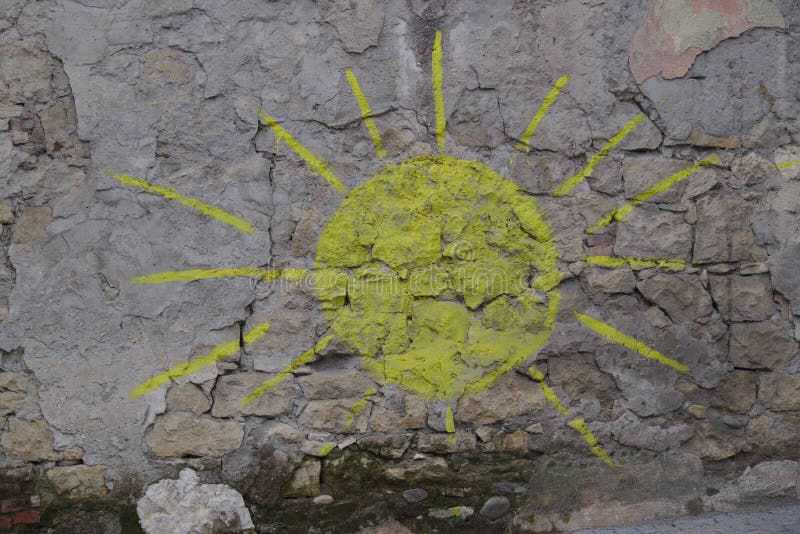 Street wall sun hope stock photo. Image of textured - 325530472