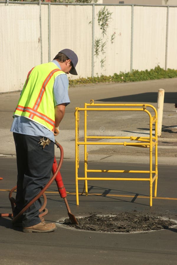 Street worker stock photo. Image of digging, fellow, work - 271928
