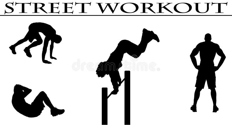 Street workout stock vector. Illustration of power, athlete - 88524116