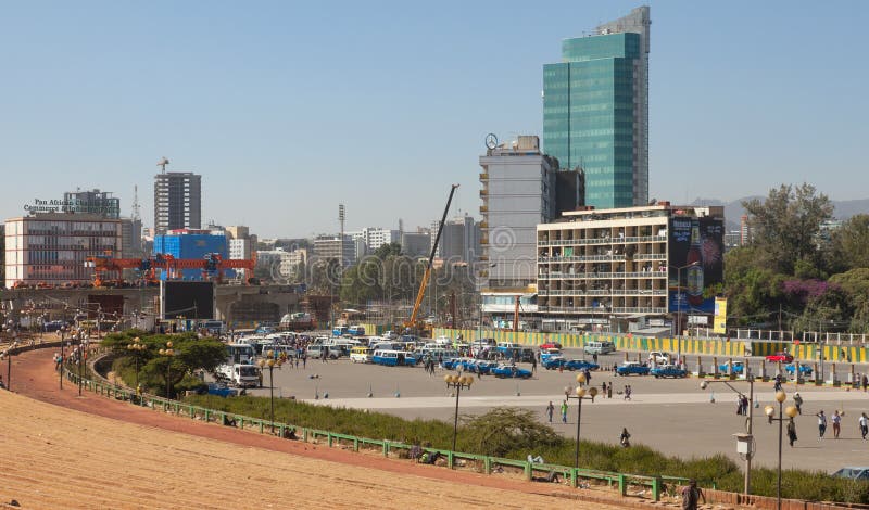 The Streets of Addis Ababa Ethiopia Editorial Photo - Image of city ...