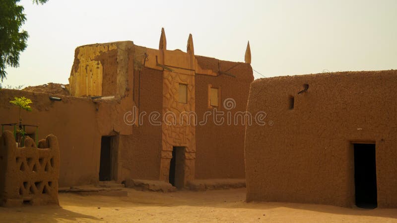At the Streets of Agadez Old City, Niger Stock Image - Image of poverty ...