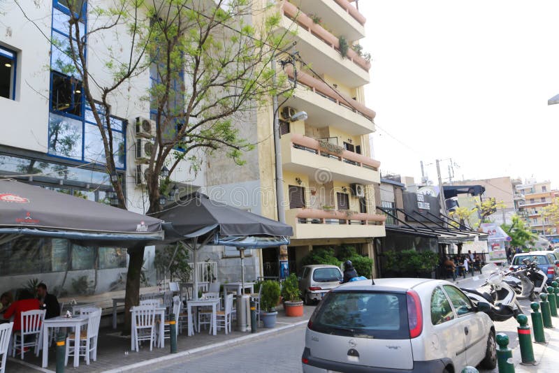 Streets of Athens - Greece editorial image. Image of landmark - 101254645