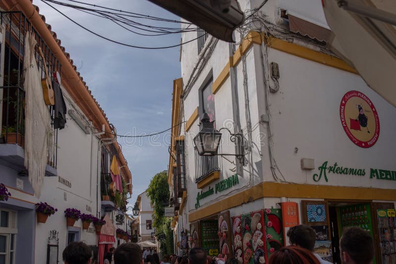 Streets of the Beautiful City of Cordoba, Spain in Spring. Editorial ...
