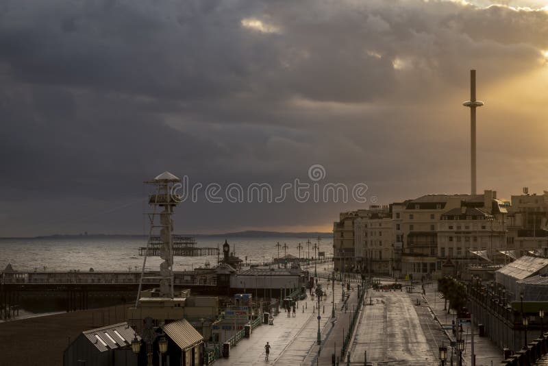 The Streets of Brighton during the Lock Down for Covid-19 Stock Photo ...