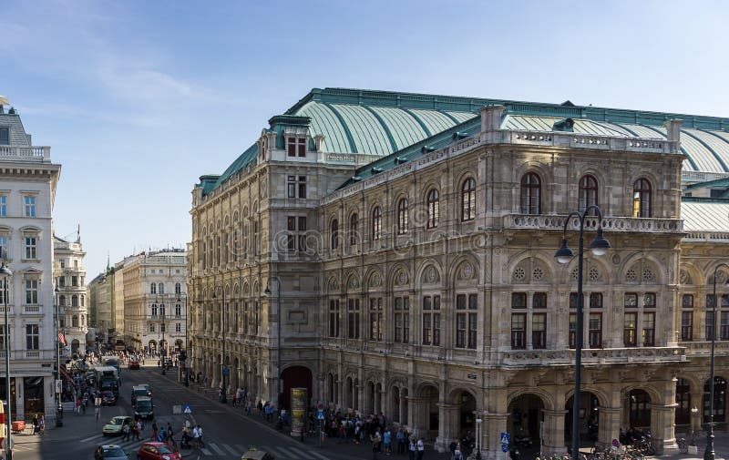 Streets and Buildings in Vienna, Austria 2016-10-01 Editorial ...
