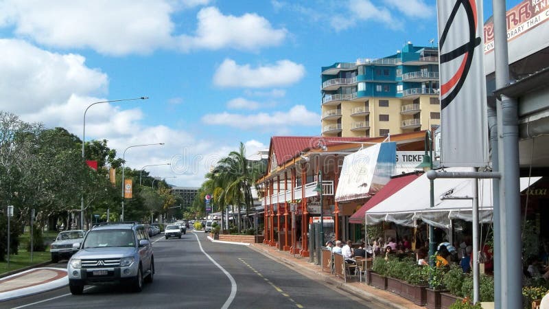 Cairns Queensland Australia Editorial Photo - Image of streets ...