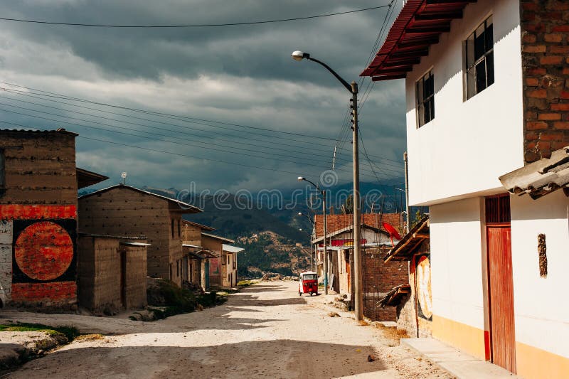 On the Streets of Cajamarca.Cajamarca - a City in Northern Peru ...