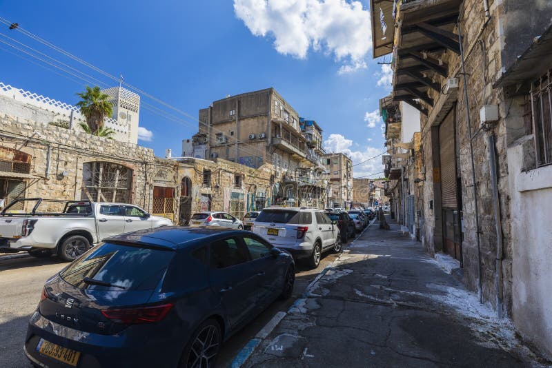 Streets in the City of Haifa in Israel Editorial Image - Image of ...