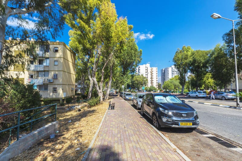 Streets in the City of Haifa in Israel Editorial Stock Photo - Image of ...
