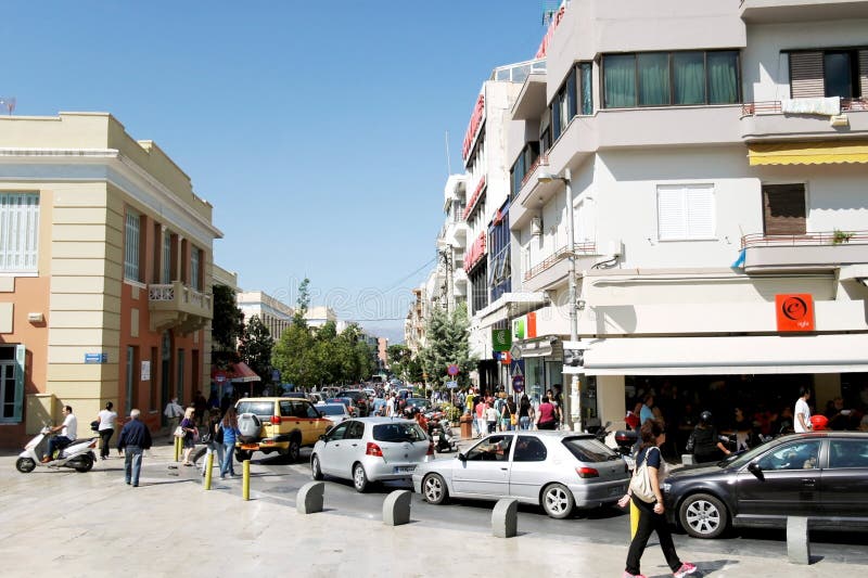 103 Streets City Heraklion 2c Crete Stock Photos - Free & Royalty-Free ...