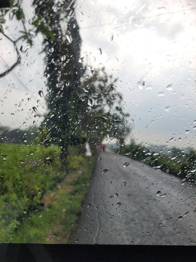 The Streets are Cool and Cold because of the Rain Stock Image - Image ...