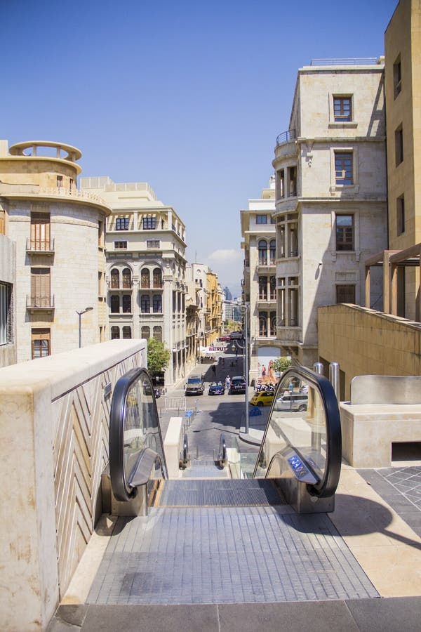 Streets of Downtown Beirut editorial photo. Image of architecture ...