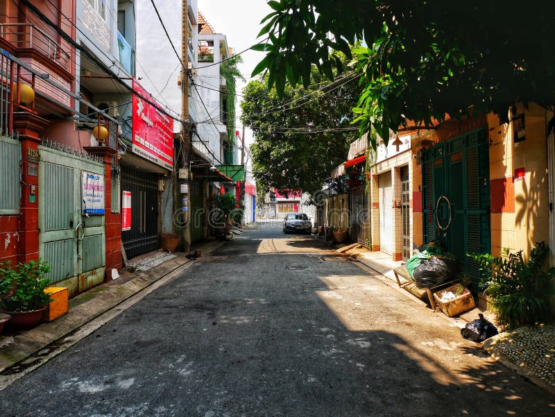 Streets Empty on Chinese New Year Vietnam Editorial Image - Image of ...