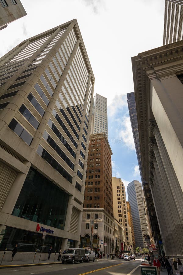 In the Streets of Financial District, San Francisco Editorial ...