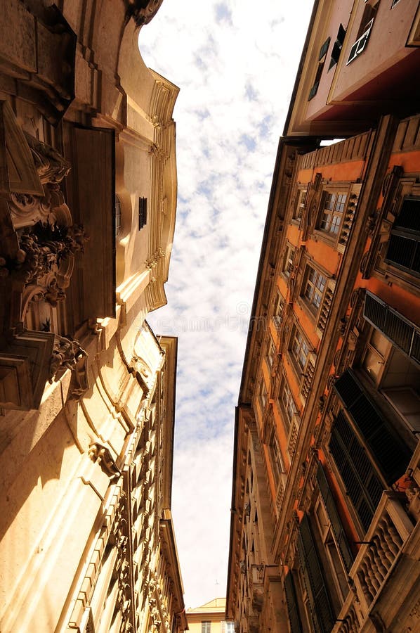 Genoa streets stock photo. Image of detail, genoa, ancient - 10930422