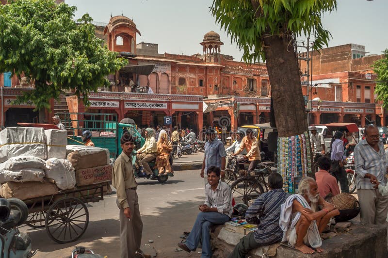 Streets Of Jaipur During Diwali Nights Editorial Stock Image - Image of ...