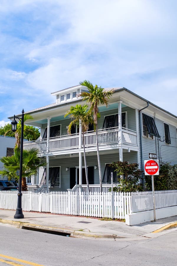 Streets of Key West, Florida Stock Photo - Image of home, holiday ...