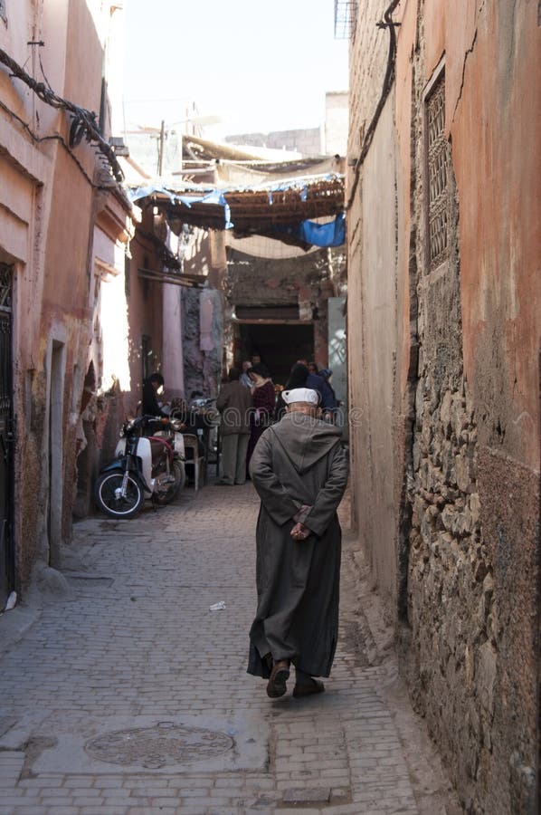 Streets of Marrakech editorial image. Image of architecture - 83133370