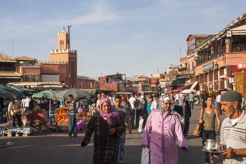 Streets of Marrakesh editorial photo. Image of transport - 66240066