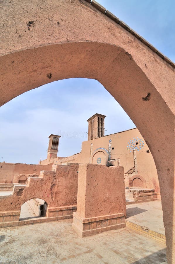 Streets in the Medieval City of Yazd, Iran Stock Photo - Image of yazd ...