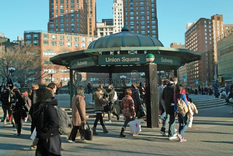 Streets of New York Union Square USA Editorial Stock Photo - Image of ...