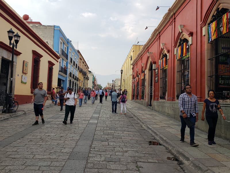 The Streets of Oaxaca editorial photography. Image of walk - 155967032