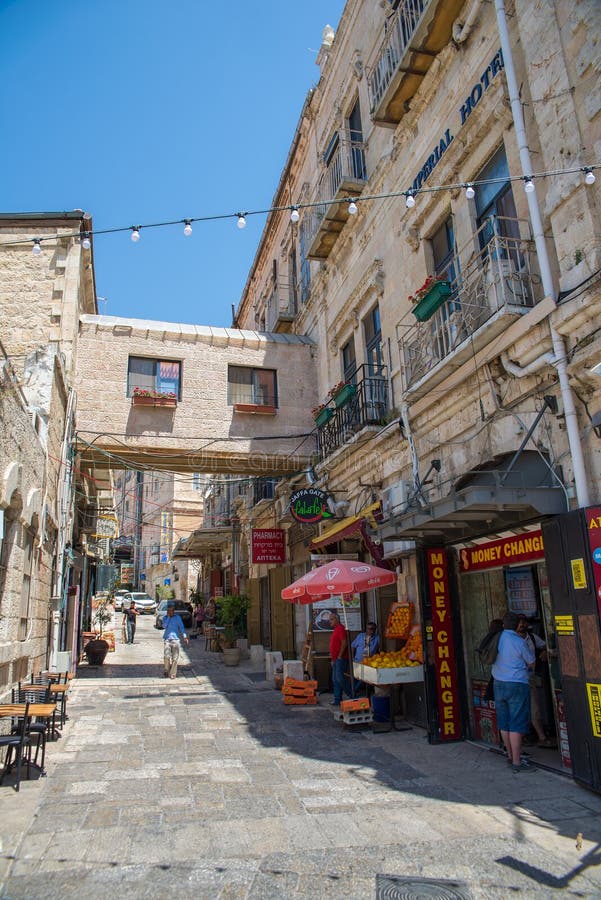 The Streets of the Old City of Jerusalem Editorial Photo - Image of ...