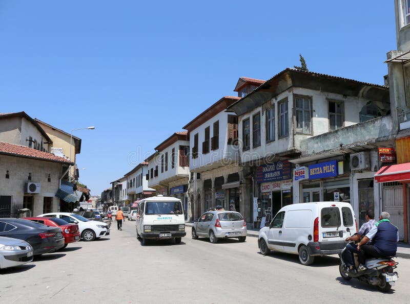Streets and Old Homes of Old Antioch in Hatay, Turkey Editorial Photo ...