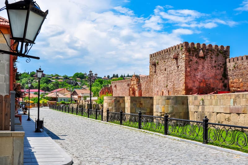Streets of Old Mtskheta, Georgia Stock Image - Image of city, landmark ...