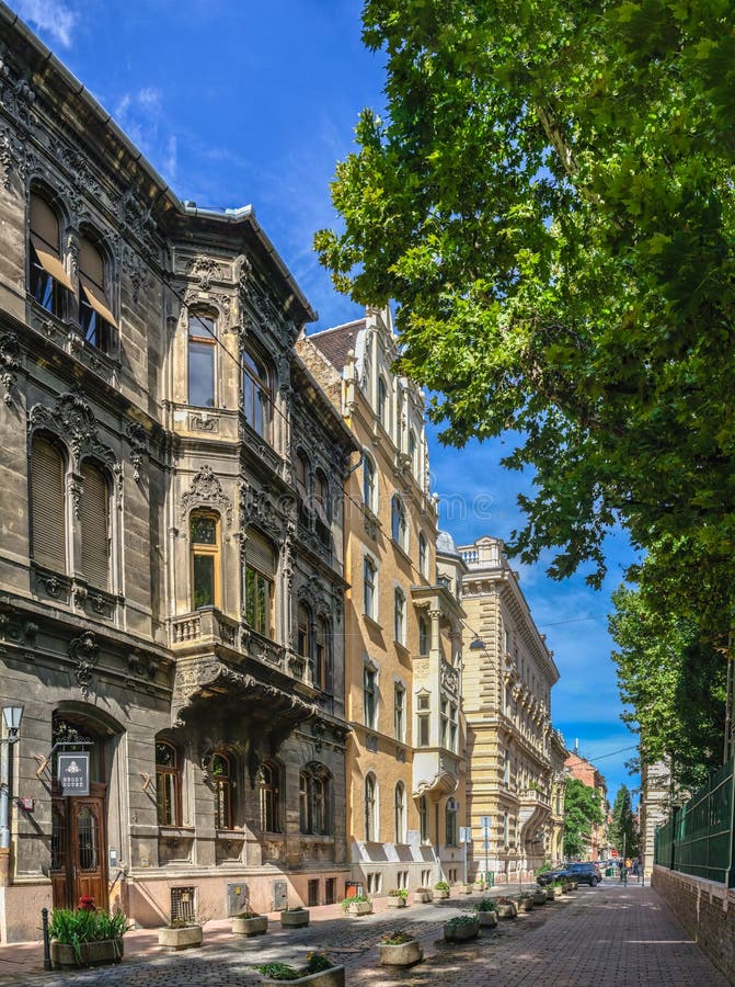 Streets of the Old Town of Budapest, Hungary Editorial Stock Photo ...