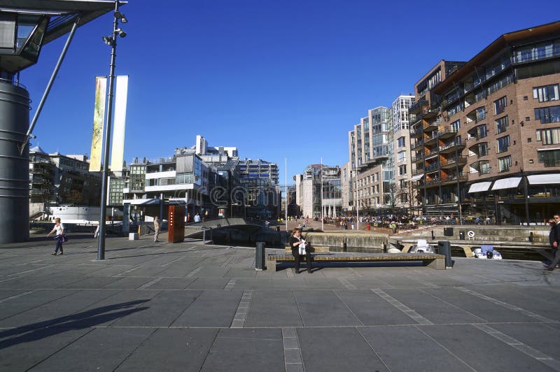 Streets of Oslo, Norway editorial stock image. Image of glass - 69384834